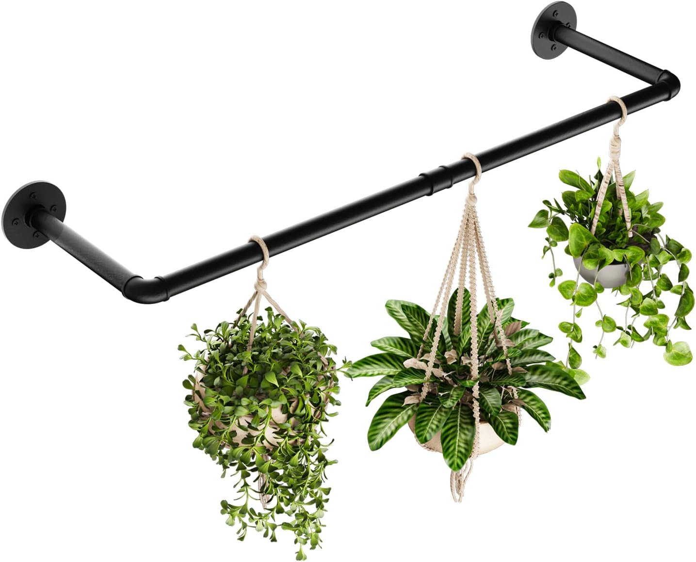 Amazon.com: Jo. Devivre Plant Hangers Rod for Indoor Plants with Metal ...