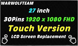 Amazon.com: WARWOLFTEAM Compatible with LM270WFA-SSB1 LM270WFA SS B1 LM270WFA(SS)(B1) 27in 81% ...