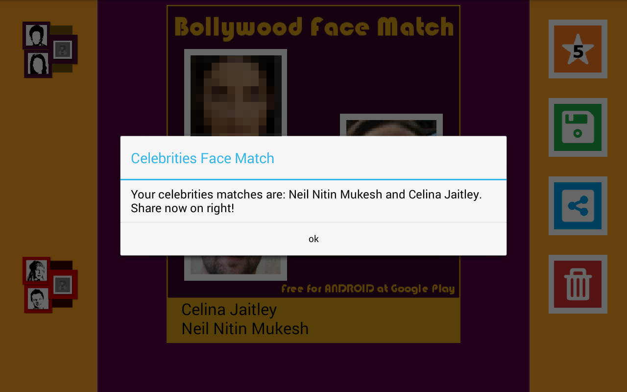 Bollywood Celebrity Face Match - App on Amazon Appstore