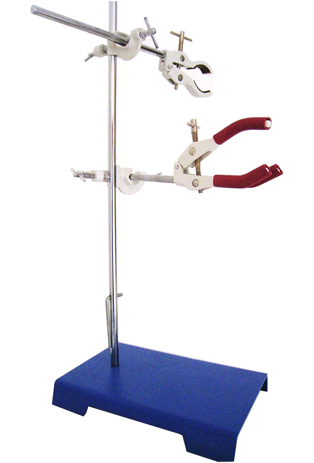Laborstativ Set Stativplatte + Stab + Klemmen + Muffen - Stativmaterial ...
