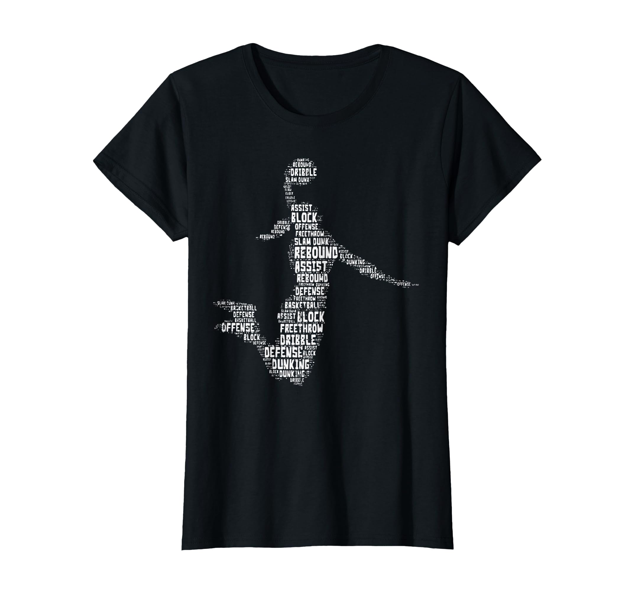 Amazon.com: Basketball Girl Dunk Words Player Women Girls Kid Teen ...