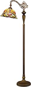 Amazon.com: Chloe Lighting Bertram Tiffany-Style 1 Light Victorian ...
