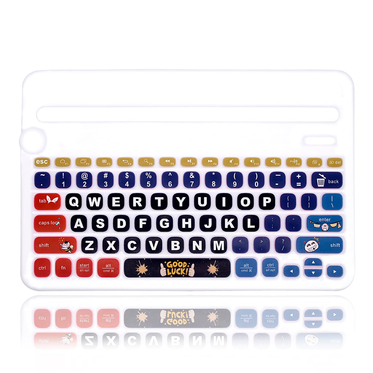 MMDW English Silicone Keyboard Cover for Logitech Bluetooth Multi ...