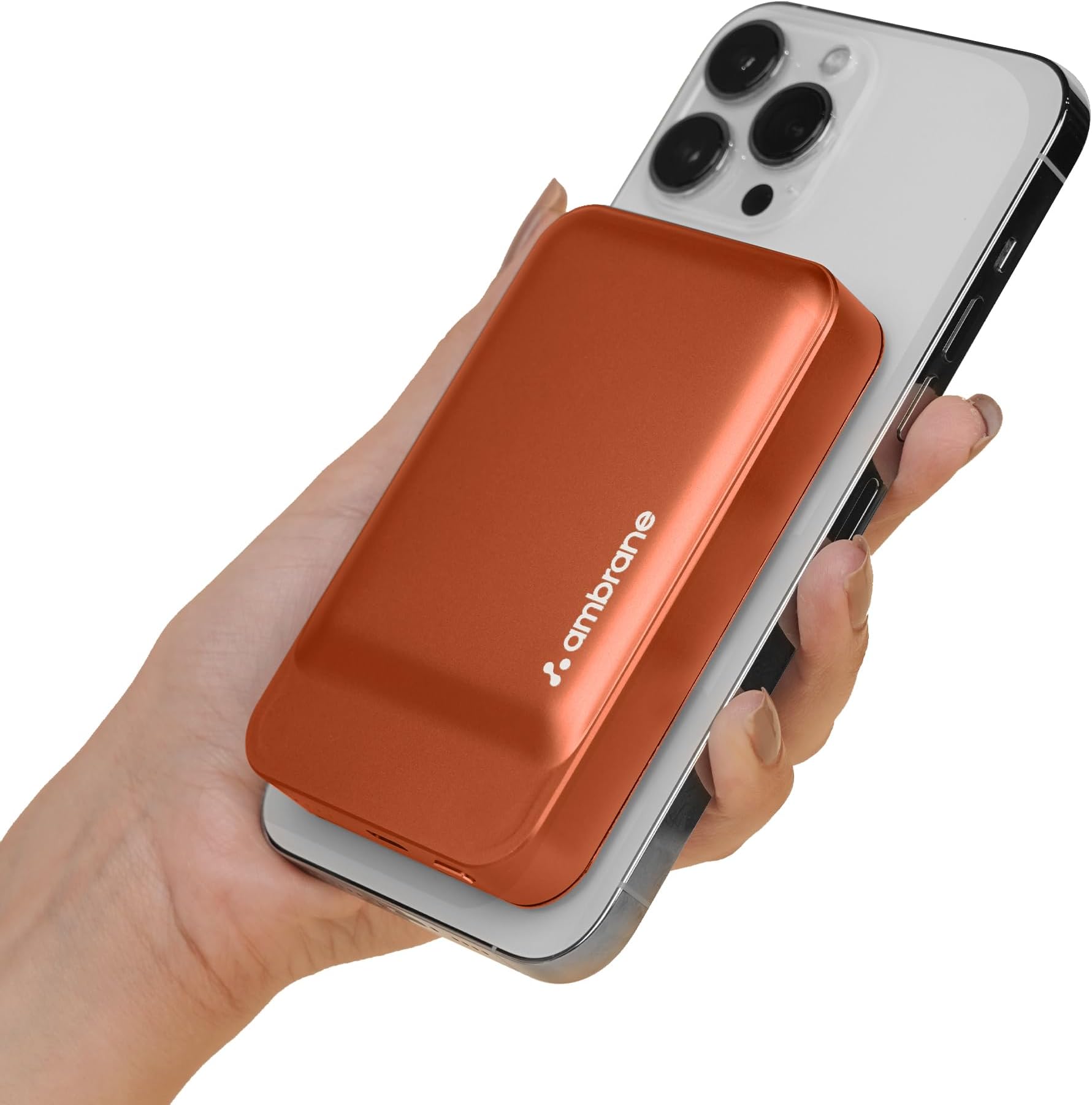 Ambrane 10000mAh Magsafe Fast Wireless Charging Power Bank, Strong ...