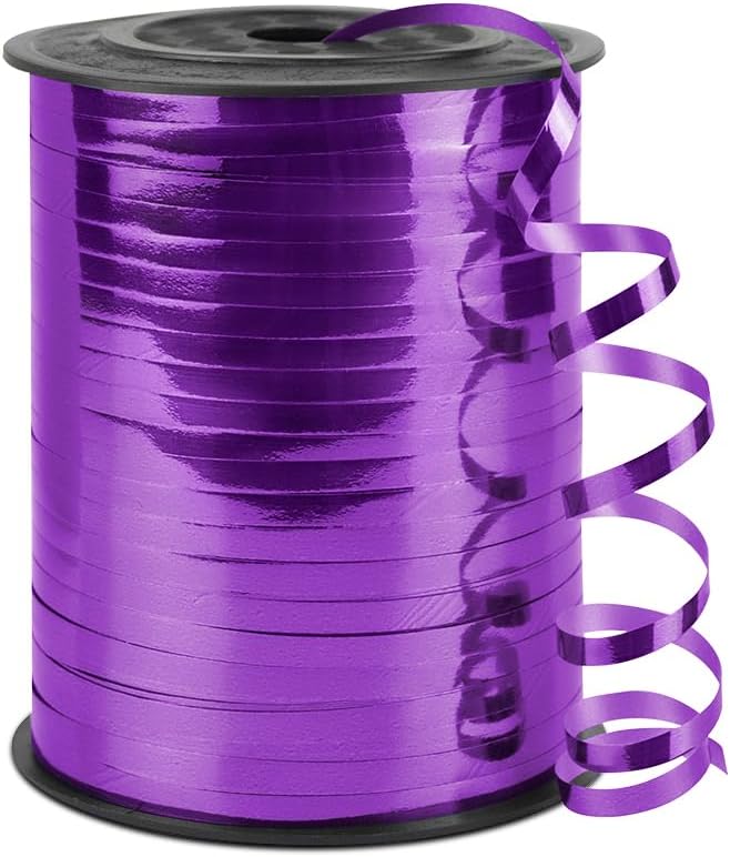 Amazon.com: Purple Curling Ribbon, 1/5" Wide x 500 Yards Christmas ...
