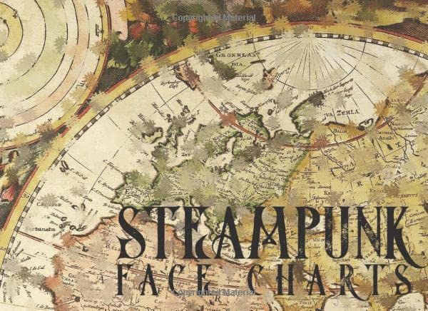 Steampunk Face Charts: Make-up Practice Templates and Convention Look ...