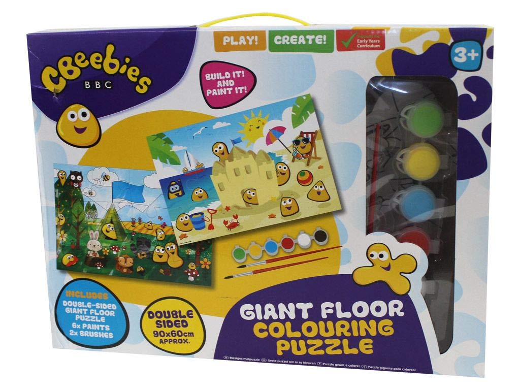 CBeebies Giant Floor Colouring Puzzle : Amazon.co.uk: Toys & Games