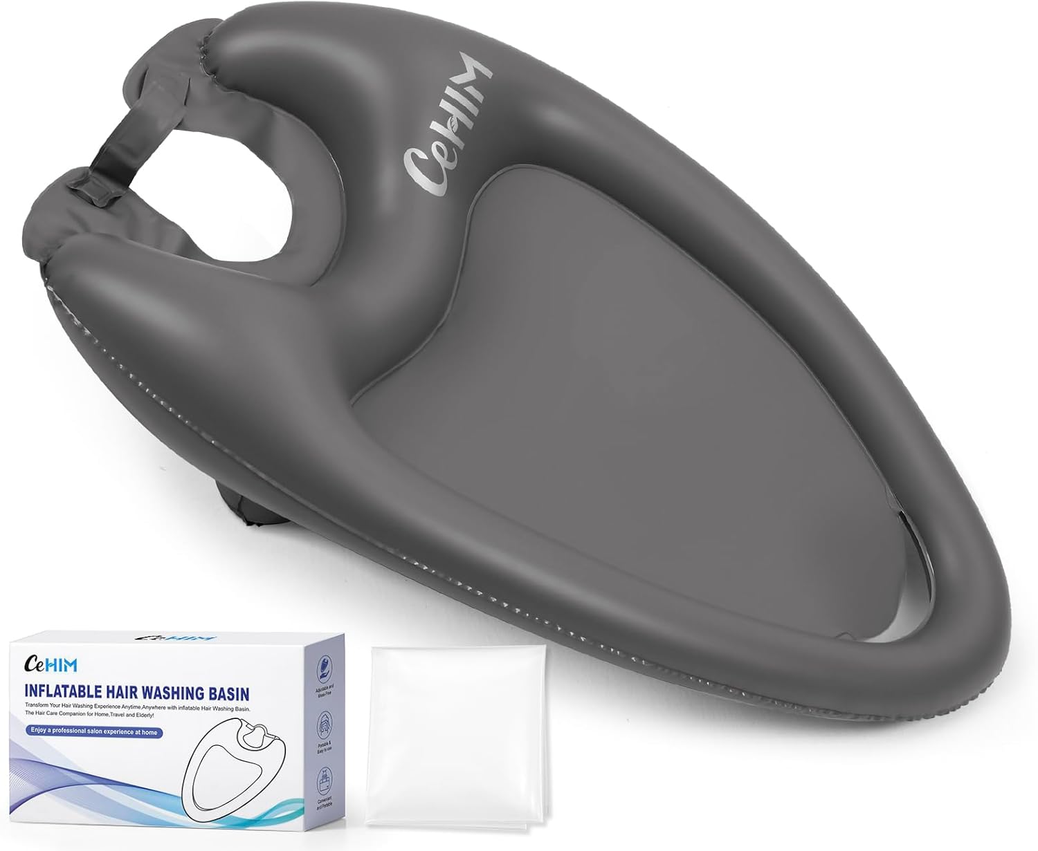 Amazon.com: Cehim Inflatable Shampoo Basin - Portable Shampoo Bowl ...