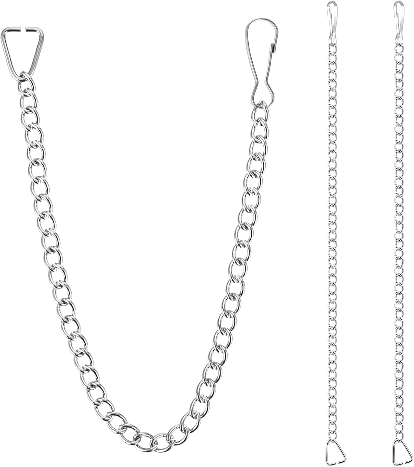 3 Pack Toilet Flapper Chain, 9.8inch Stainless Steel Universal Flapper ...