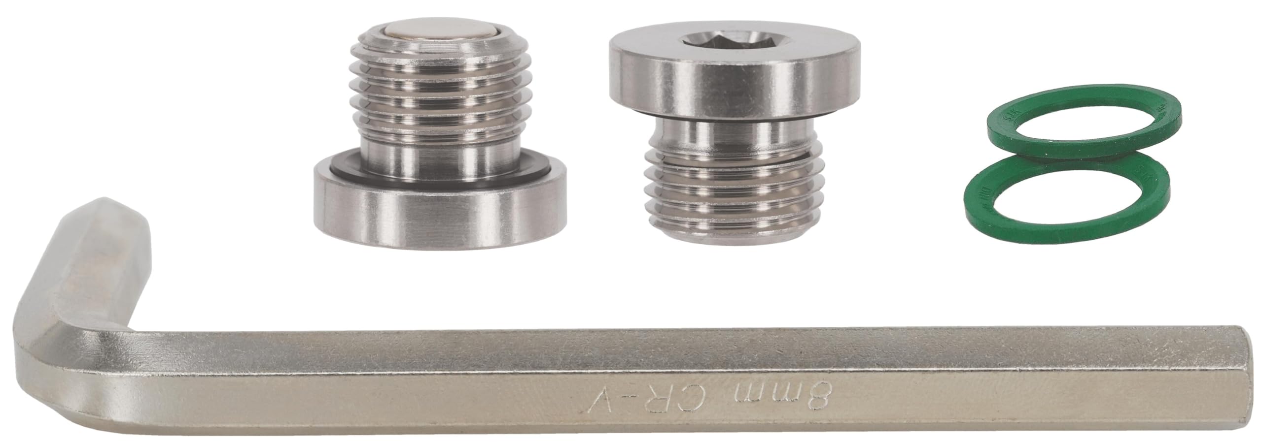 Amazon.com: Dsnaduo 2PCS Stainless Steel Magnetic Hex Front ...