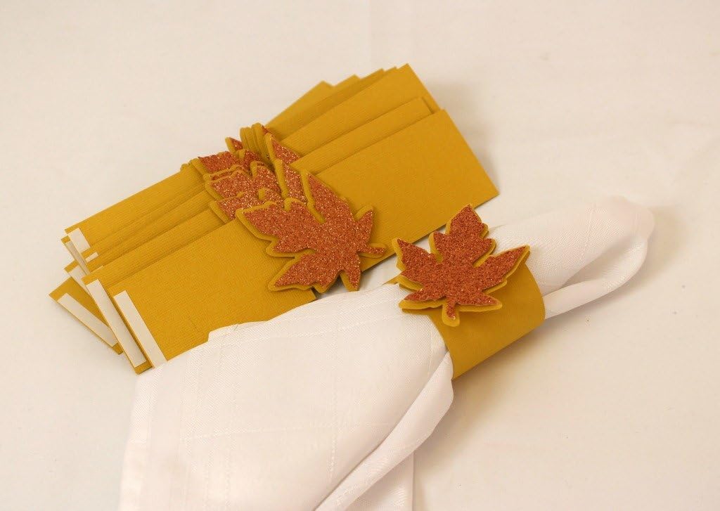 Amazon.com: All About Details Copper Fall Leaf Napkin Holders, 12pcs ...
