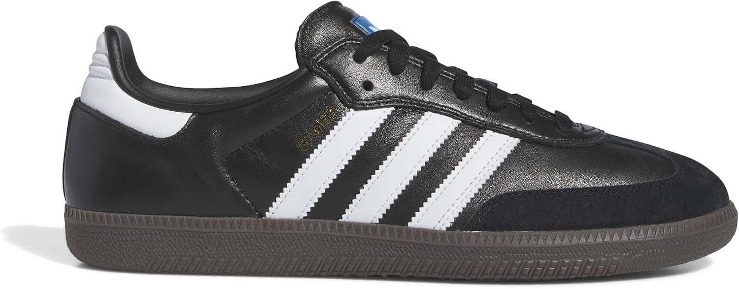 Amazon.com | adidas Men's Samba ADV Skate Shoes - Core Black/Cloud ...