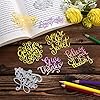 Amazon.com : 6 Pieces Metal Die Cuts Words for Card Making Embossing ...