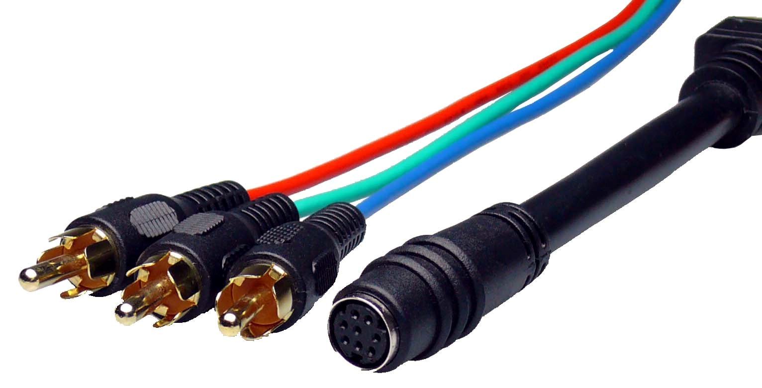 Snapklik.com : NTW TwistLock Super Slim Pigtail Pigtail RCA X 3