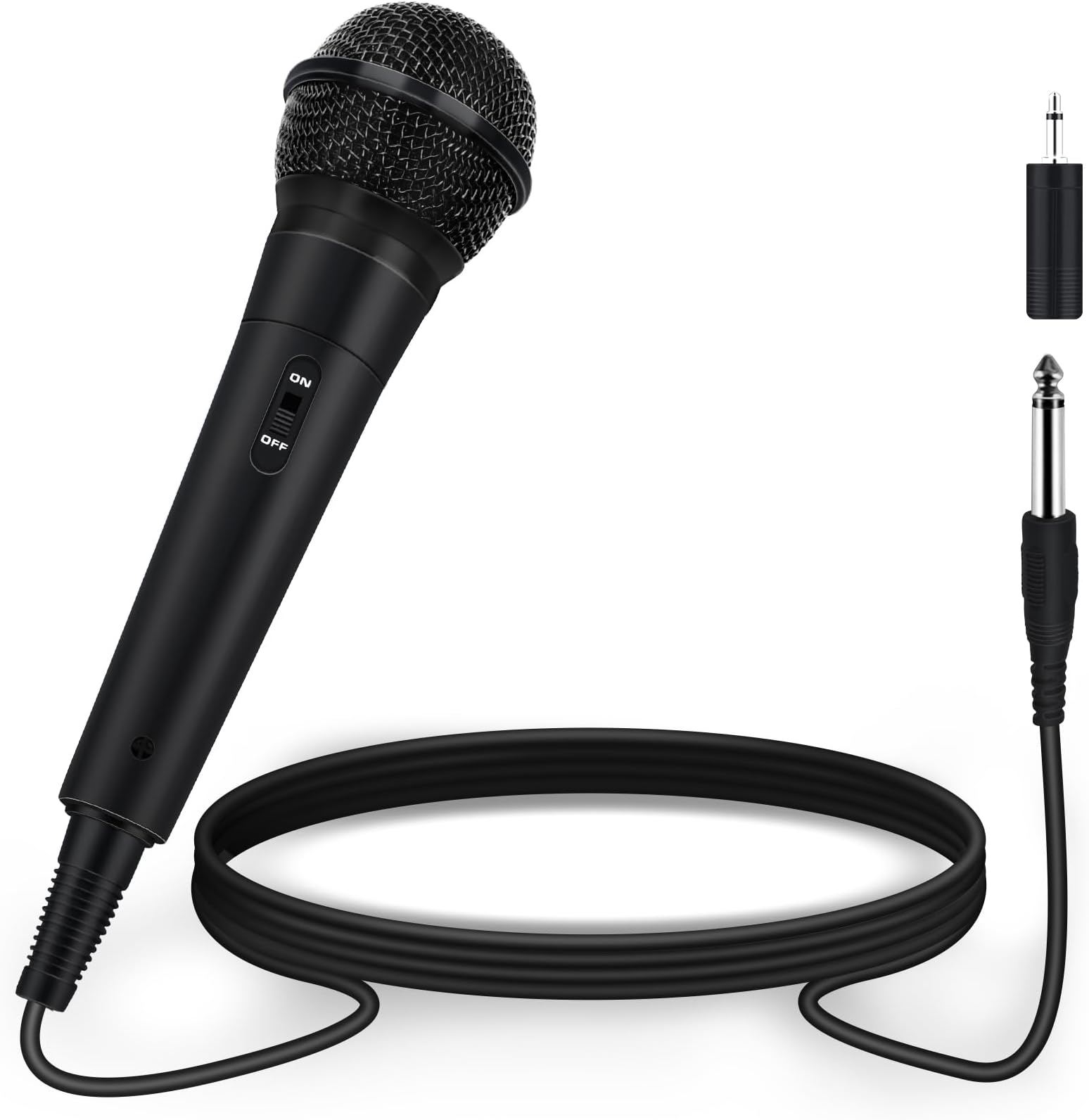 Amazon.com: Singing Machine Wired Microphone for Karaoke, (Black ...