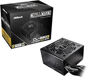 Amazon.com: ASRock Challenger 650W Power Supply 5 Years Warranty ATX 3.1 Auto iCOOL Intelligent ...