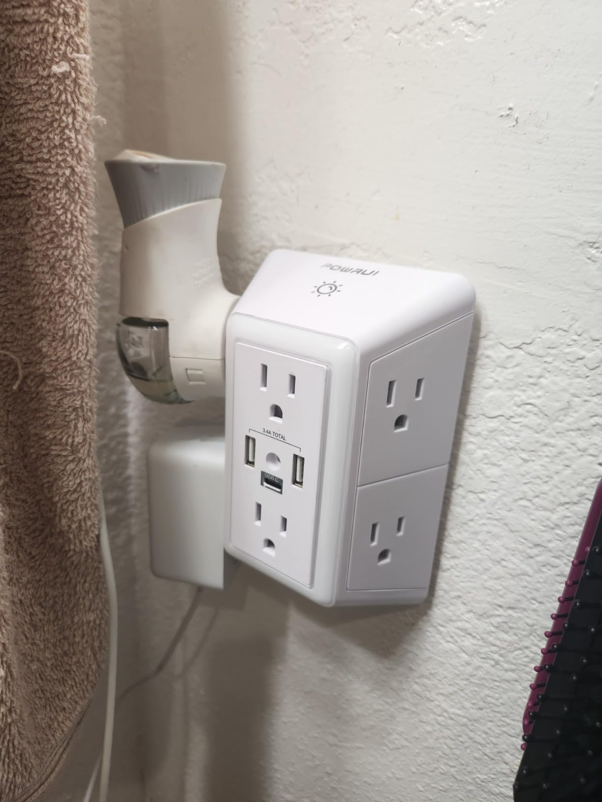 Amazon.com: Multi Plug Outlet Surge Protector - POWRUI 6 Outlet ...