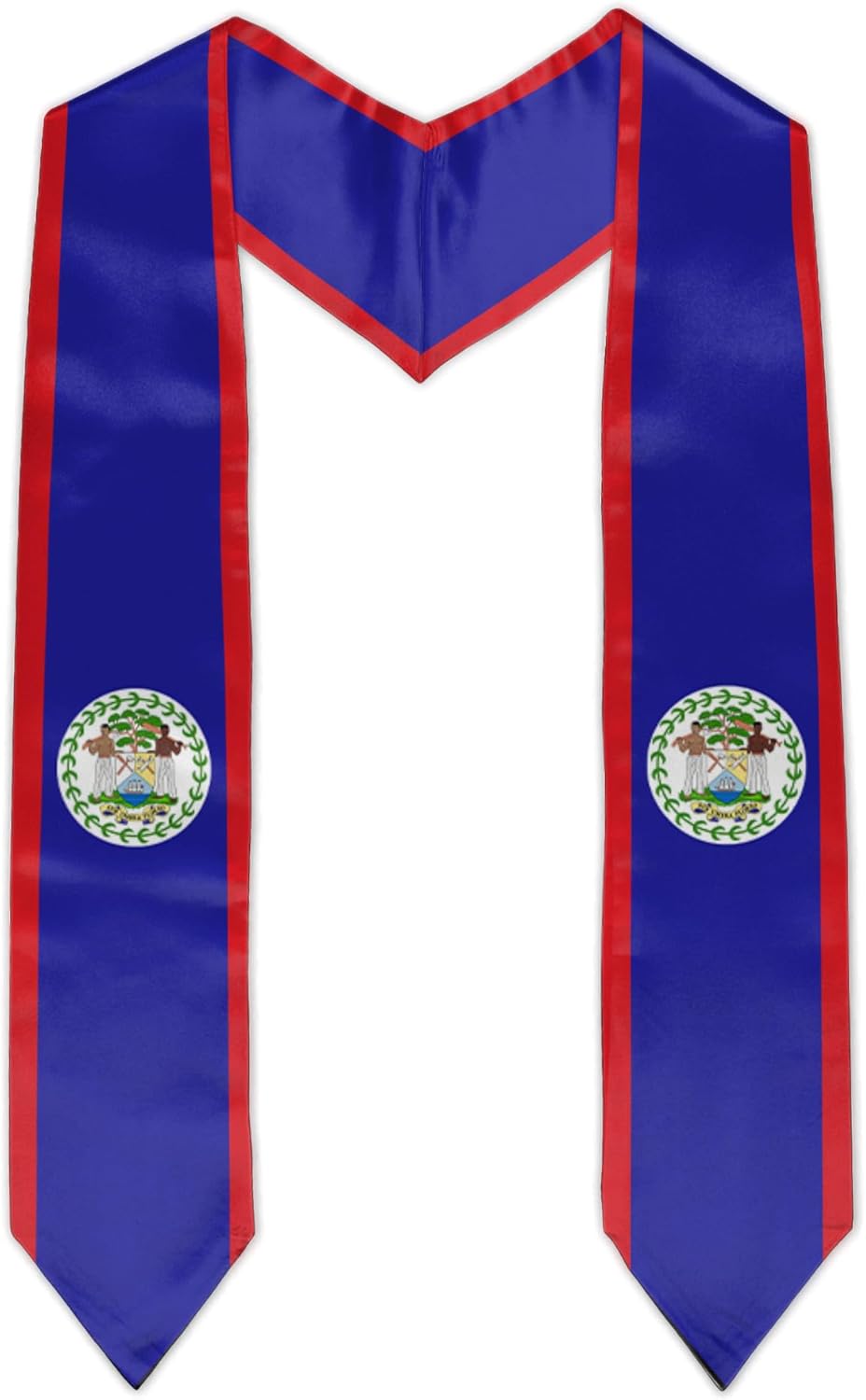 Amazon.com: Vcmaluco Belize Flag Graduation Stole & Sash - Belizean ...