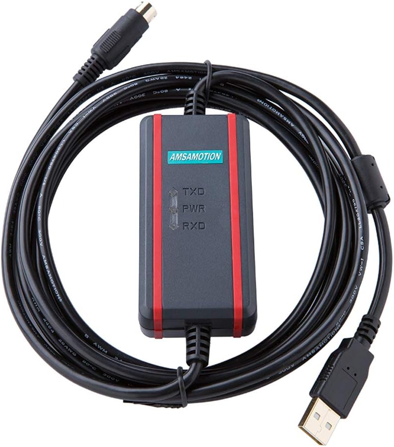 Amazon.com: AMSAMOTION FX-USB-AW for Mitsubishi FX1N/2N/FX3UC/FX3G ...