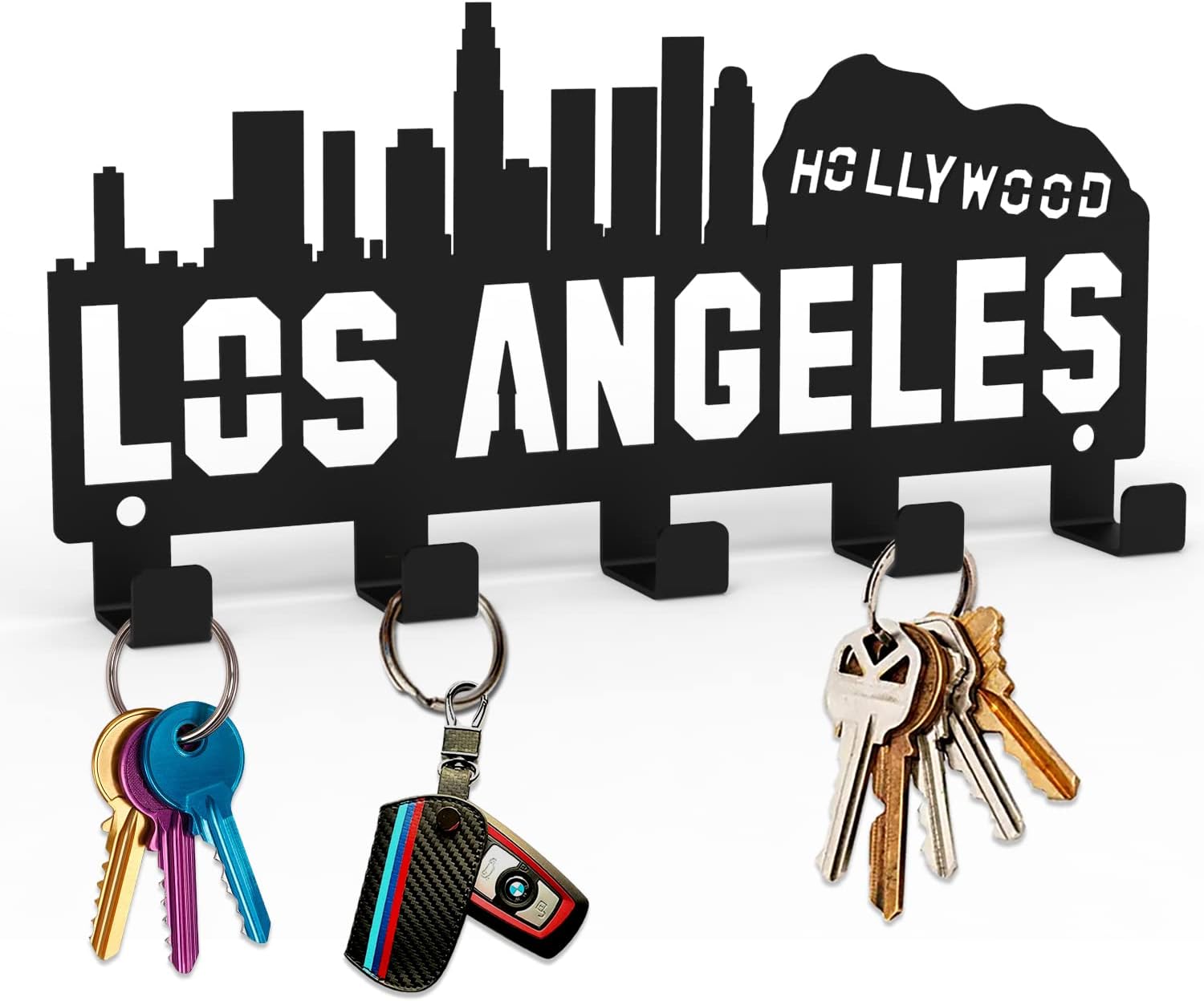 Amazon.com: decorelax Key Hooks for Wall - Stainless Steel Wall Mounted ...