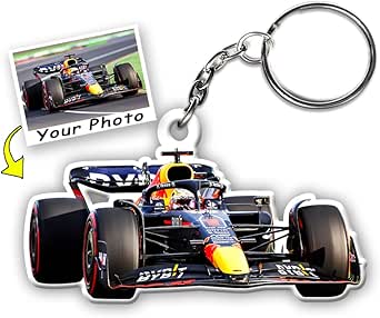 Kool-Kool Personalized Photo Formula 1 Keychain, F1 Racing Xmas Gifts ...