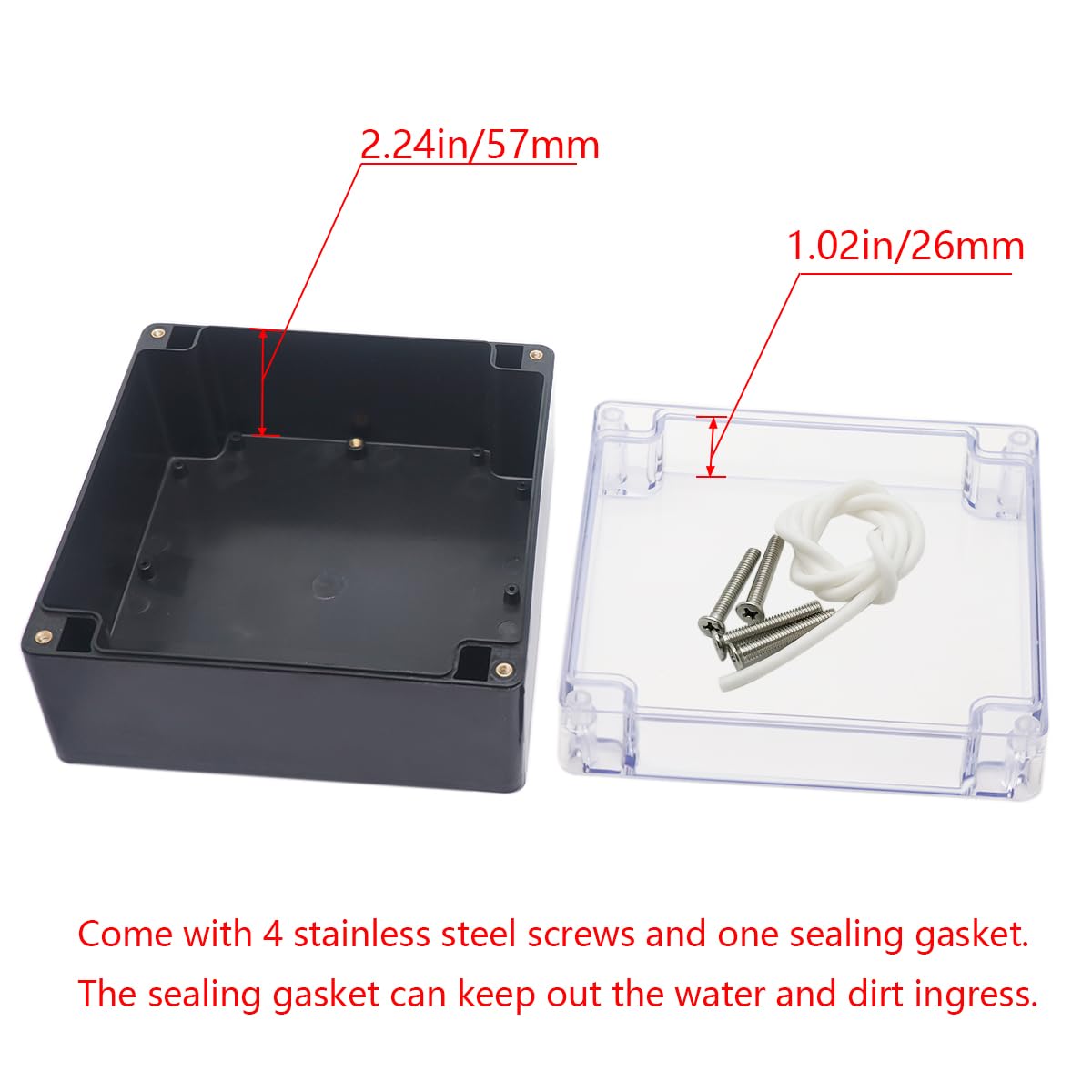 Snapklik.com : Project Box IP65 Waterproof Junction Box ABS Plastic ...