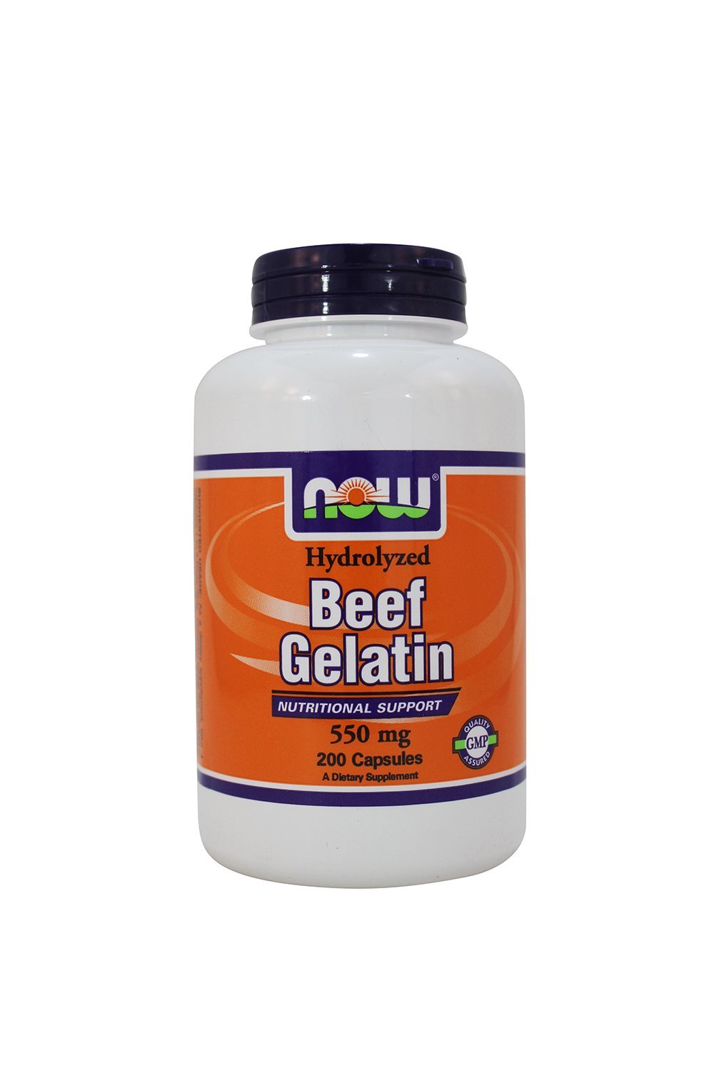 Amazon.com: Now Foods Beef Gelatin 550 mg - 200 Caps 2 Pack : Grocery ...