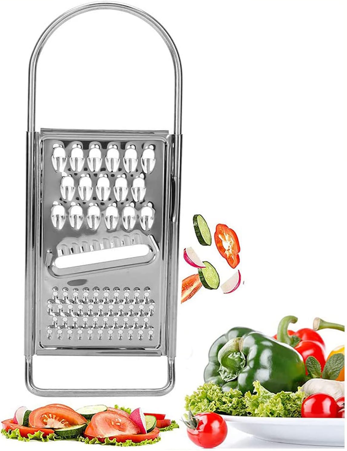 Amazon.com: YEmirth Stainless Steel Flat Coarse Grater, Multifunctional ...