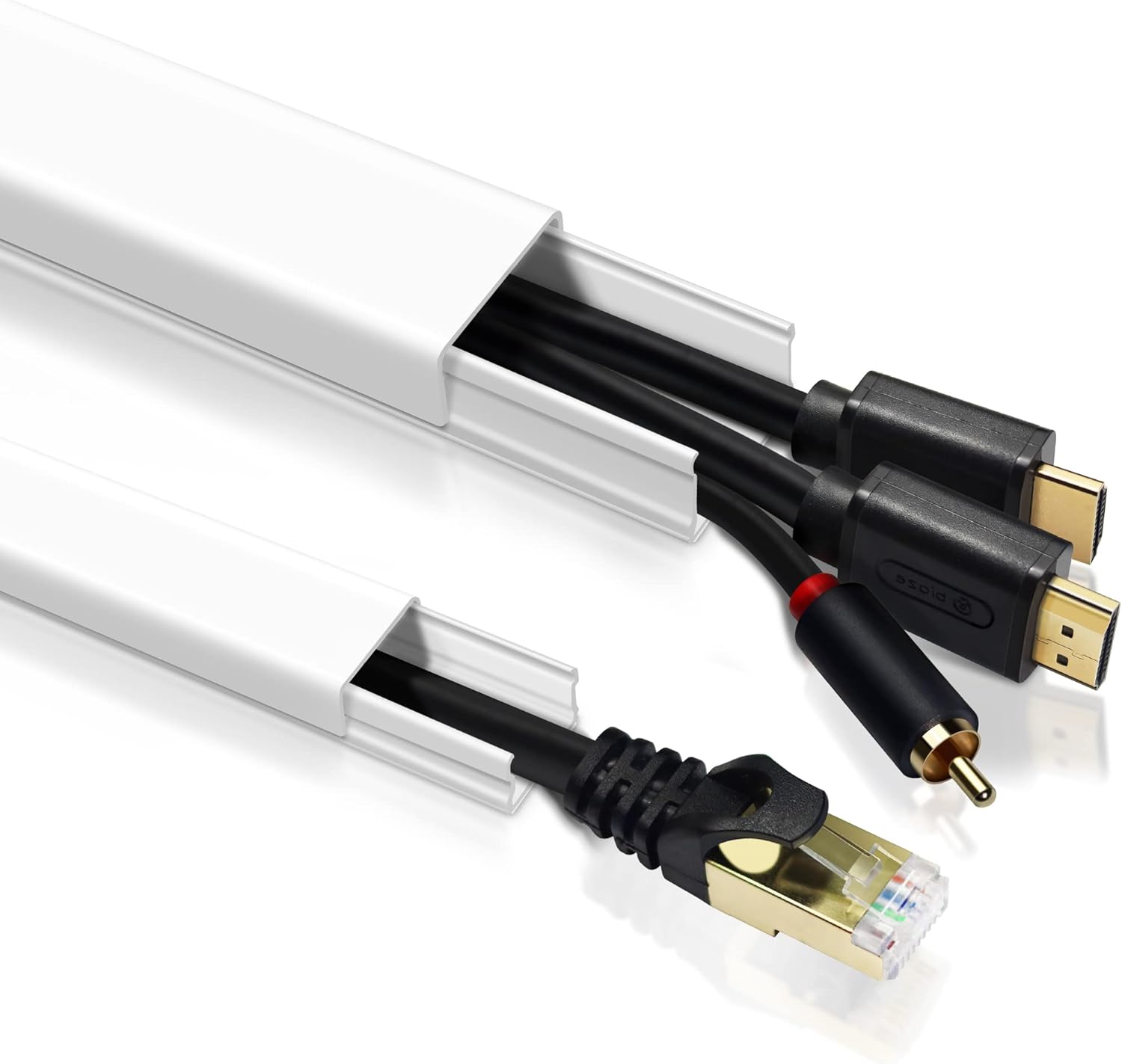 Amazon.com: 68in Cord Hider Wall Medium & 68in Small Cord Cover Combo ...