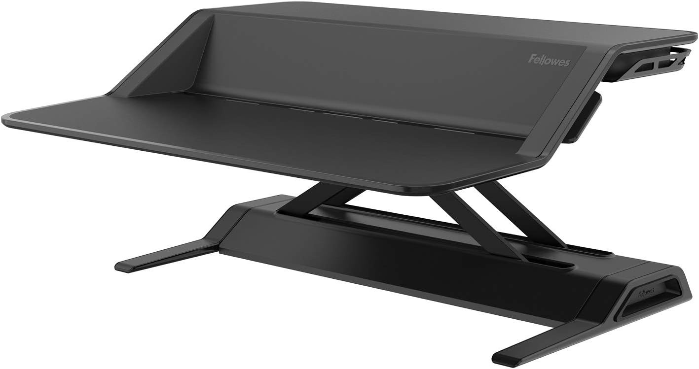 Amazon.com: Fellowes Lotus Sit-Stand Workstation Desk, Adjustable, Pre ...
