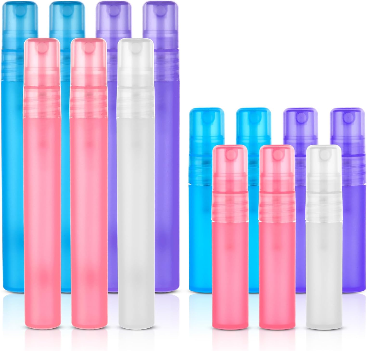 Amazon.com: Enslz 6 PCS 10ml Flower Print Matte Refillable Empty Travel ...