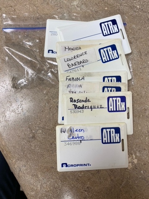 Amazon.com : 10 PROXIMITY BADGES FOR THE ACROPRINT ATRX PROXTIME TIME ...