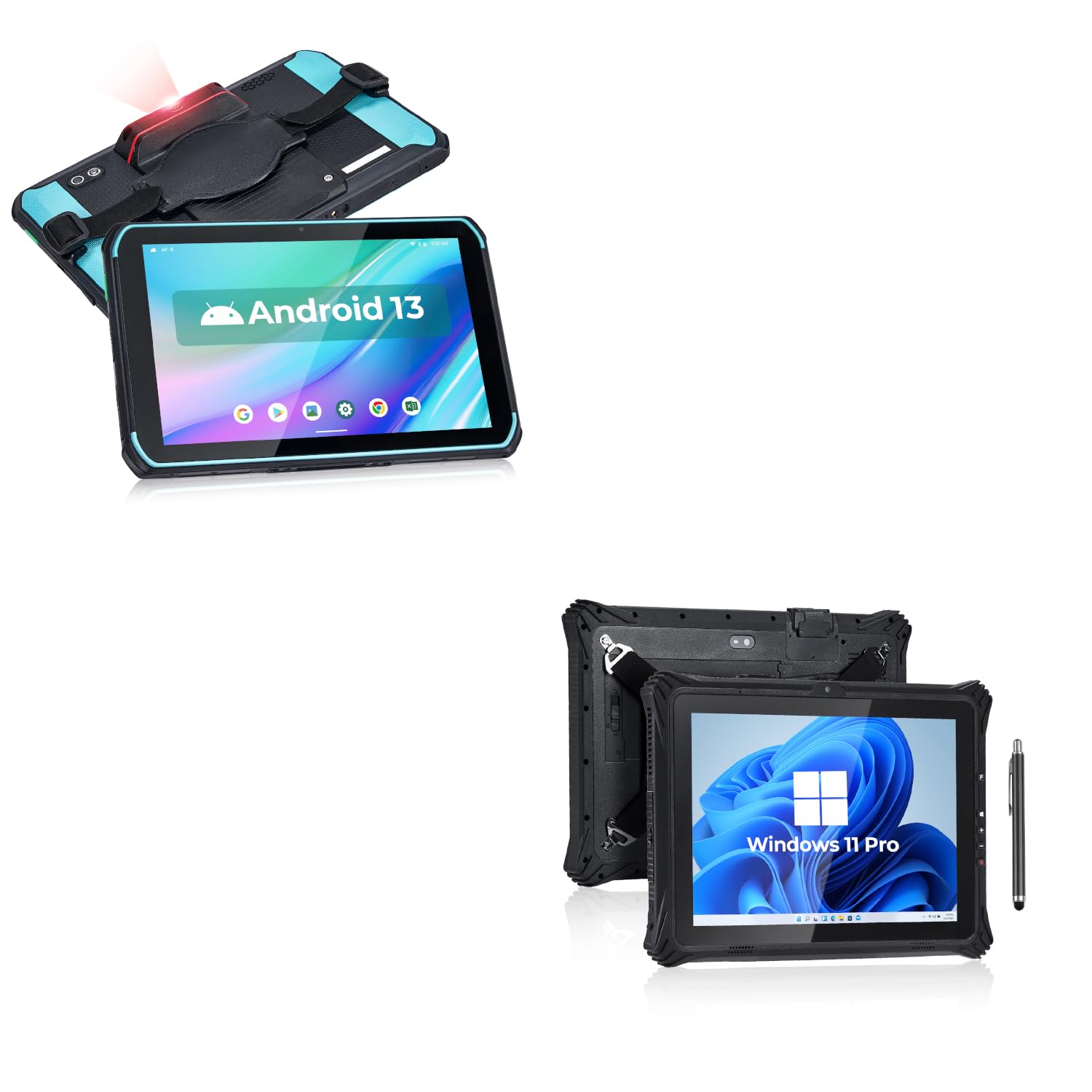 Amazon.com : MUNBYN Rugged Android Tablet Barcode Scanner ILT01, 8 ...