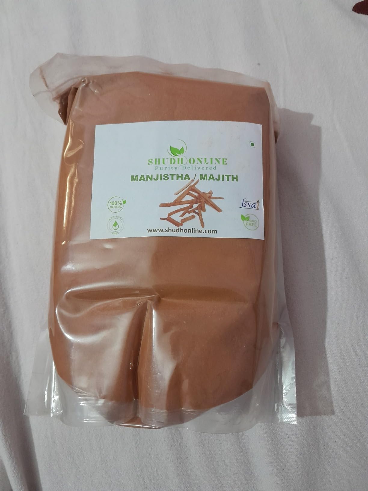 Buy Shudh Online Manjistha Powder, Majith Organic Root Powder (1 Kg ...