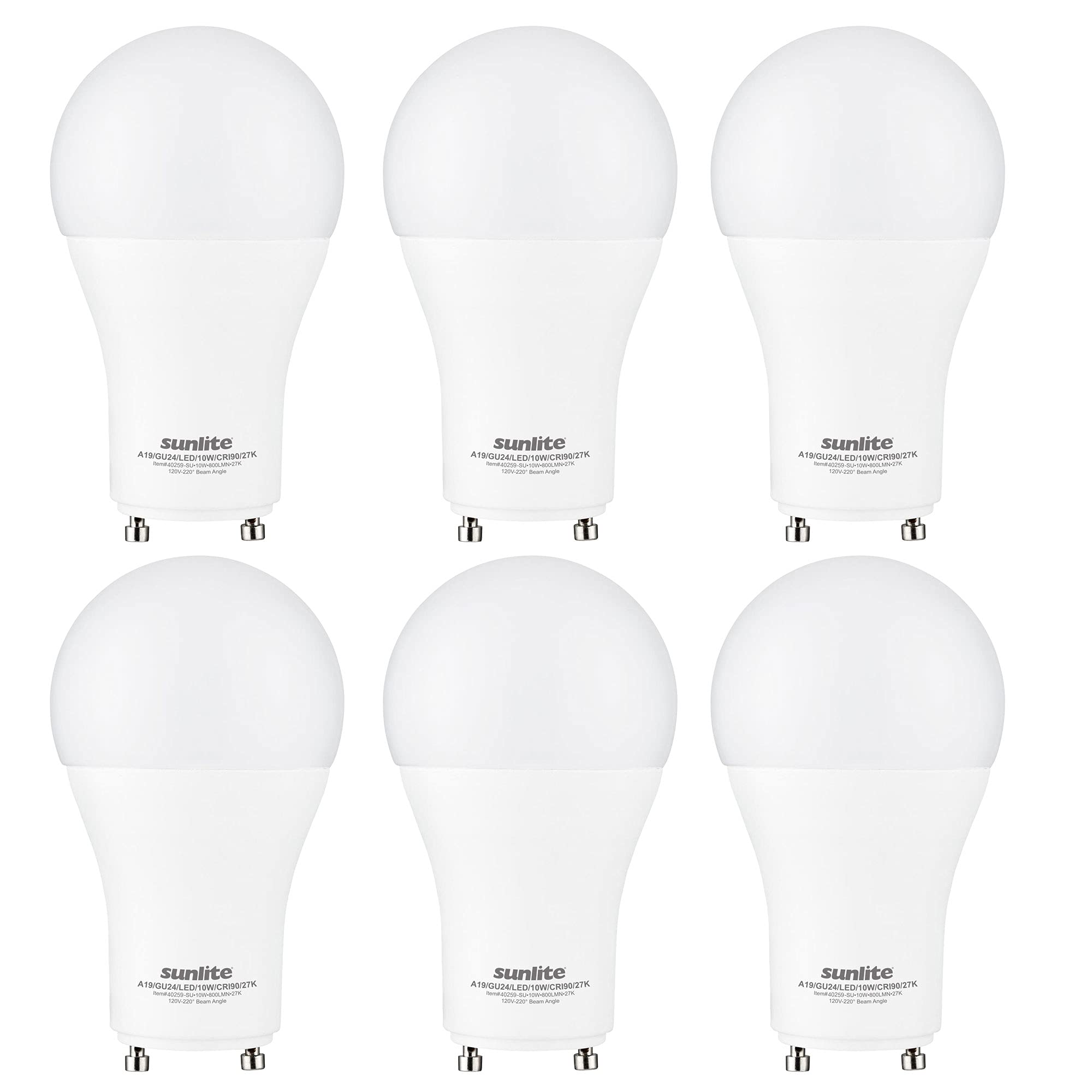 Gu24 Dimmable Fluorescent MaxLite 8W LED PL Bulb, GU24, Direct Line