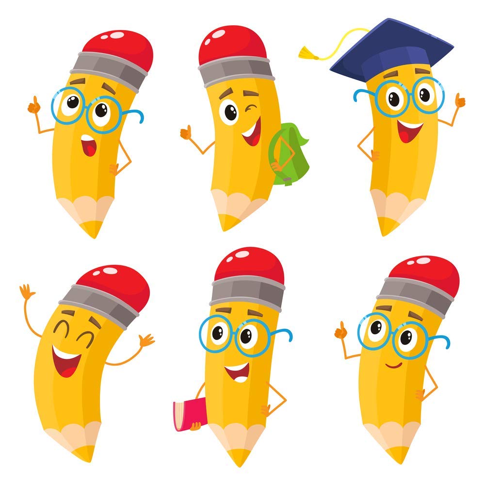 Pencils Design Kids Room Posters Poster For Play Schools Cartoon ...