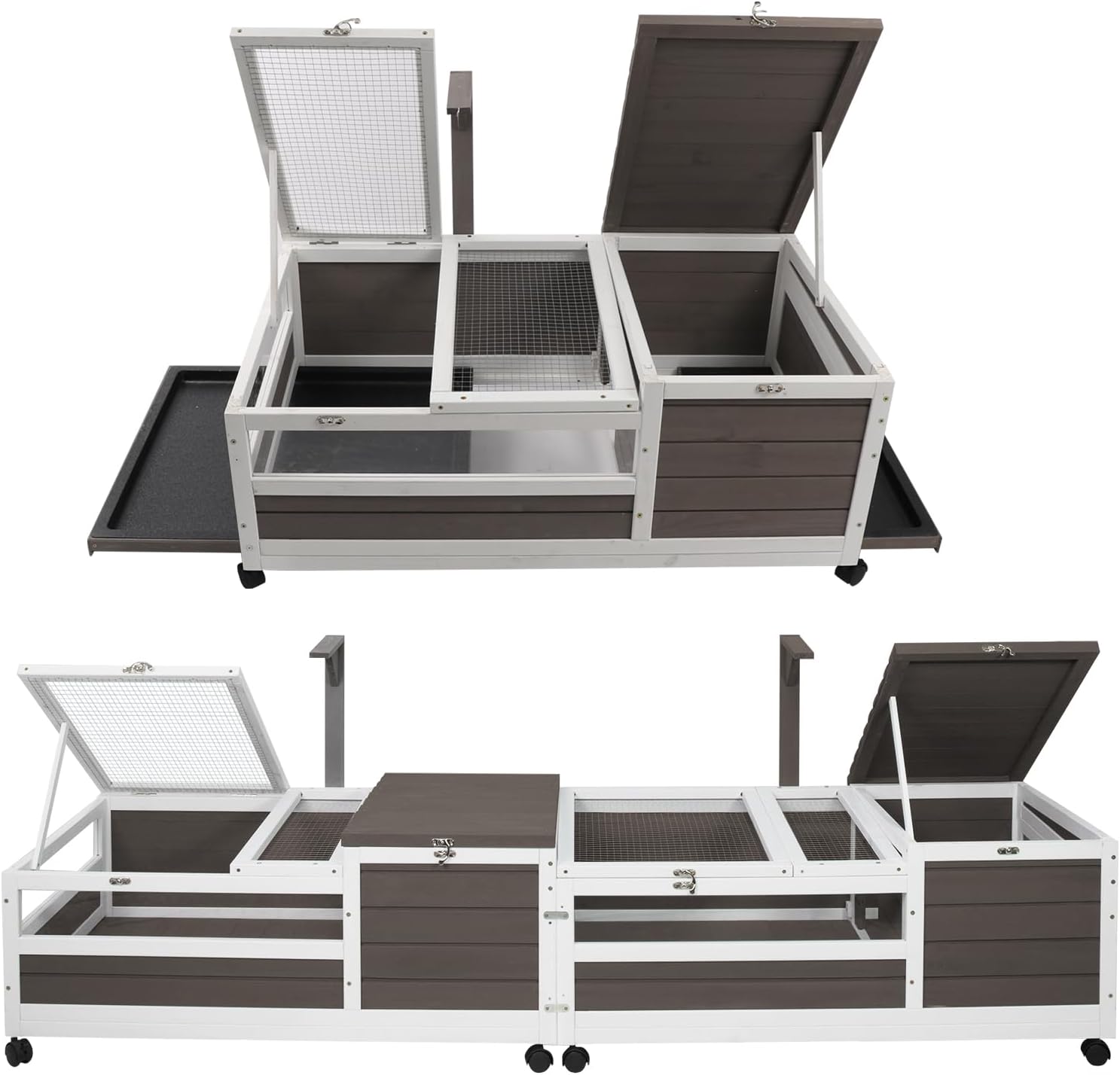 Amazon.com : PetsCosset Tortoise Habitat Wooden Tortoise House, Indoor ...