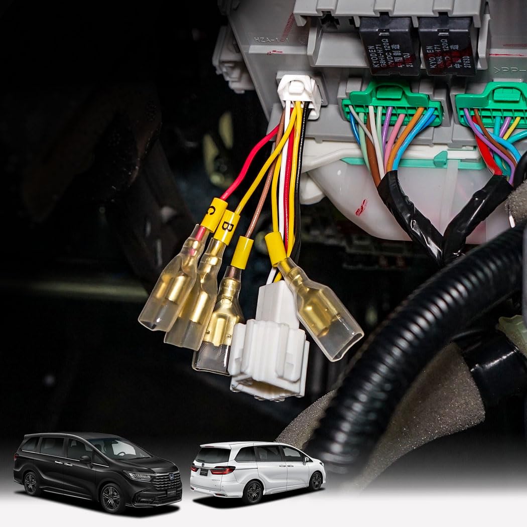 Amazon.co.jp: 【axis-parts】ホンダ オデッセイハイブリッド 適合 型式：RC5 年式：R5.12～ 電源取り出しハーネス【メール便発送 時間指定不可】(SM): 車＆バイク