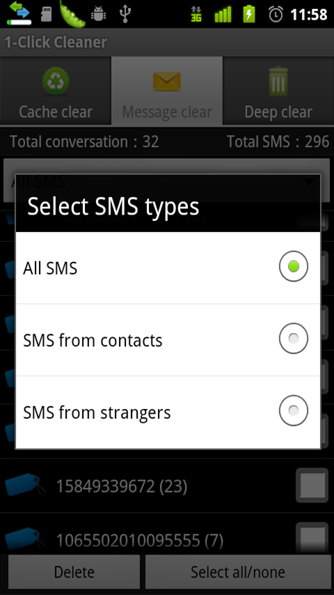 1-click cleaner (no ads):Amazon.com:Appstore for Android