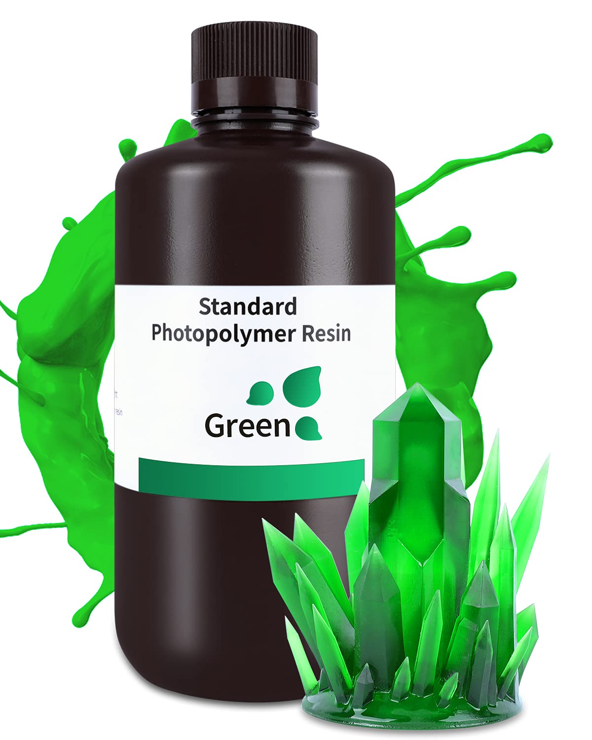 Elegoostandard 3d Printer Resin 1kg Clear Green Rapid Precise Printing ...