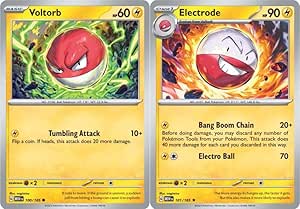 Amazon.com: Electrode 101/165 - Voltorb - Pokemon 151 - Evolution 2 ...