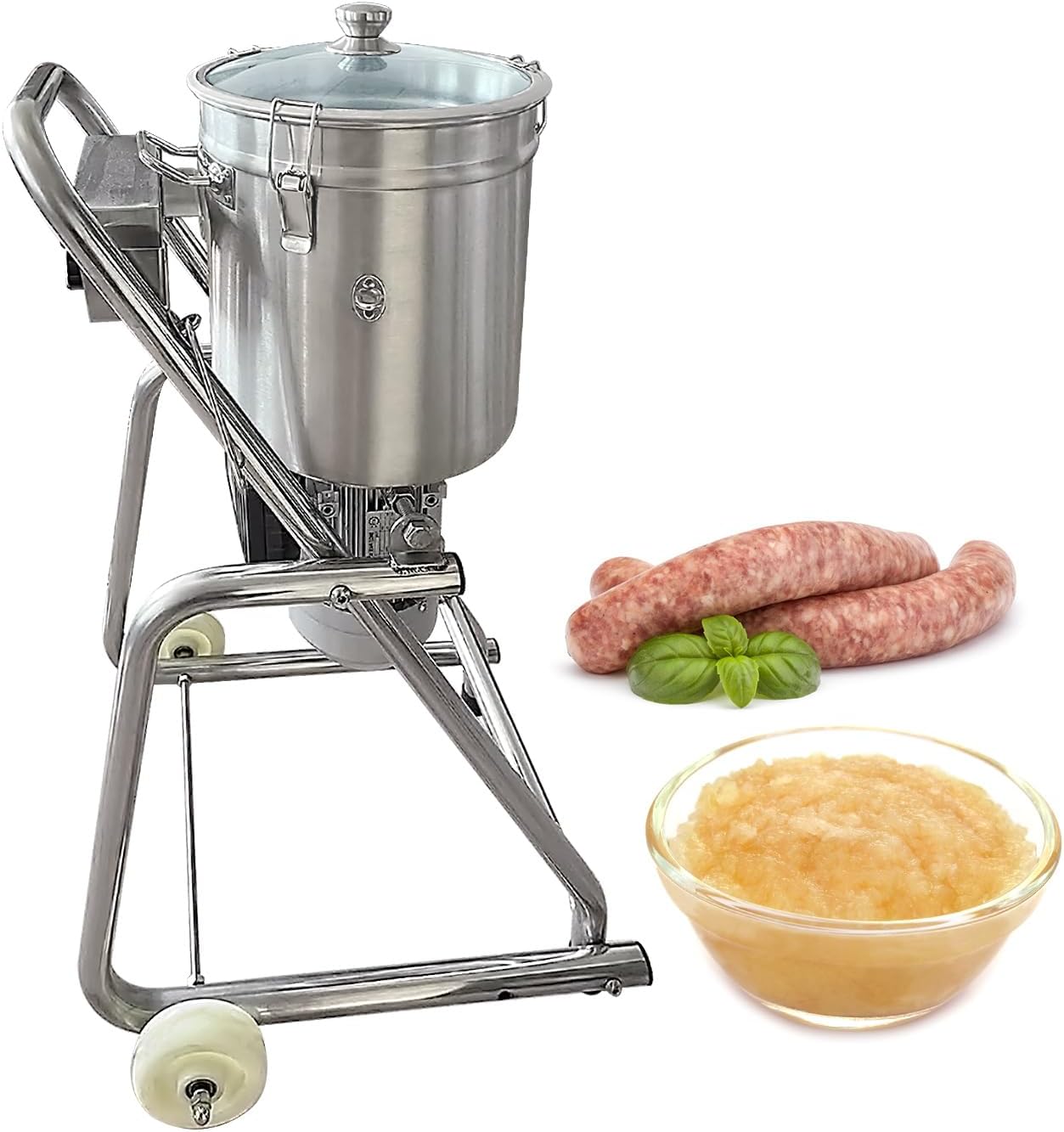 Amazon.com: KOALALKO 110V High Capacity 32L Commercial Food Cutter and ...