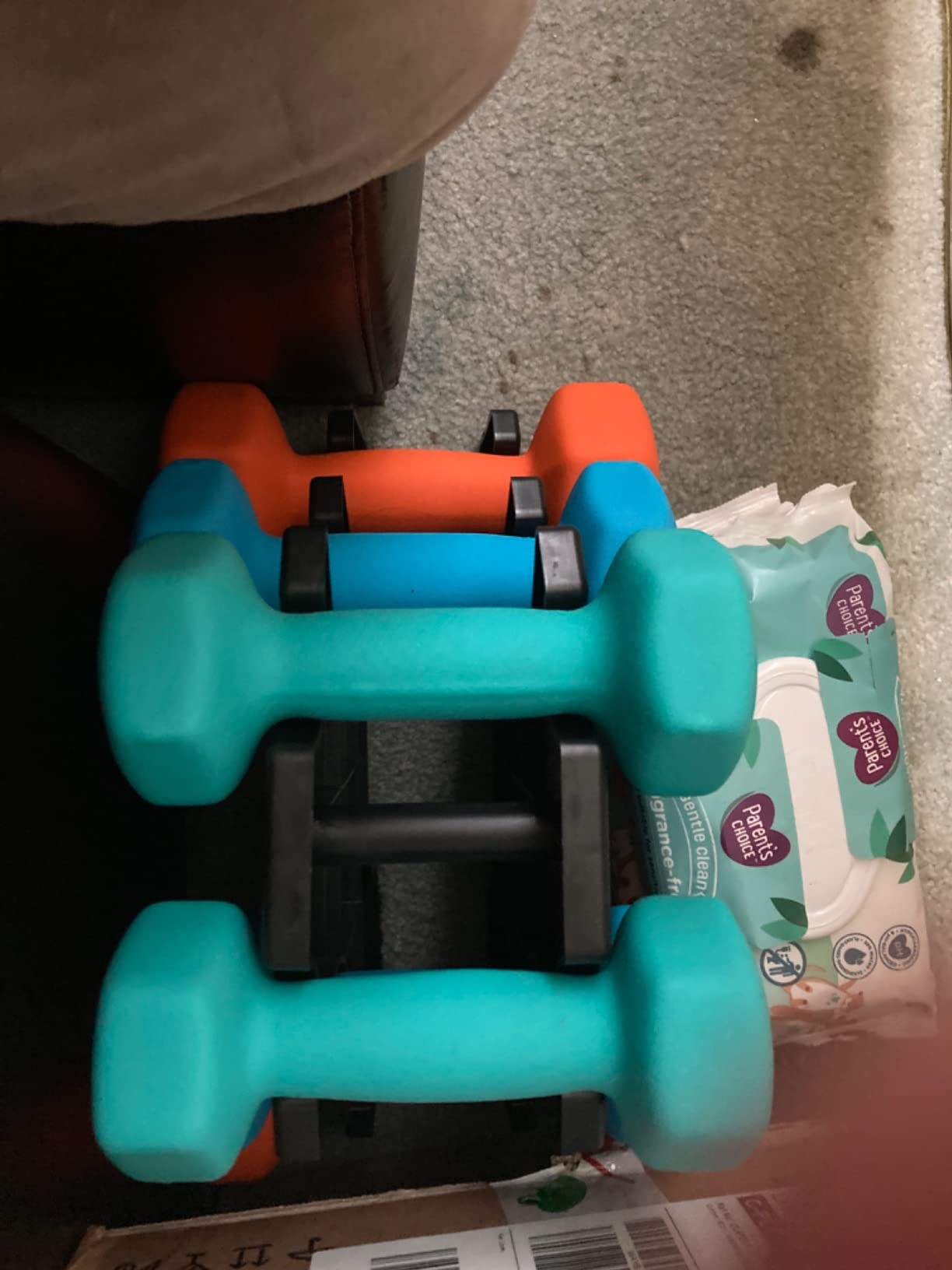 $13/mo - Finance Sporzon! Colored Neoprene Coated Dumbbell Set with ...