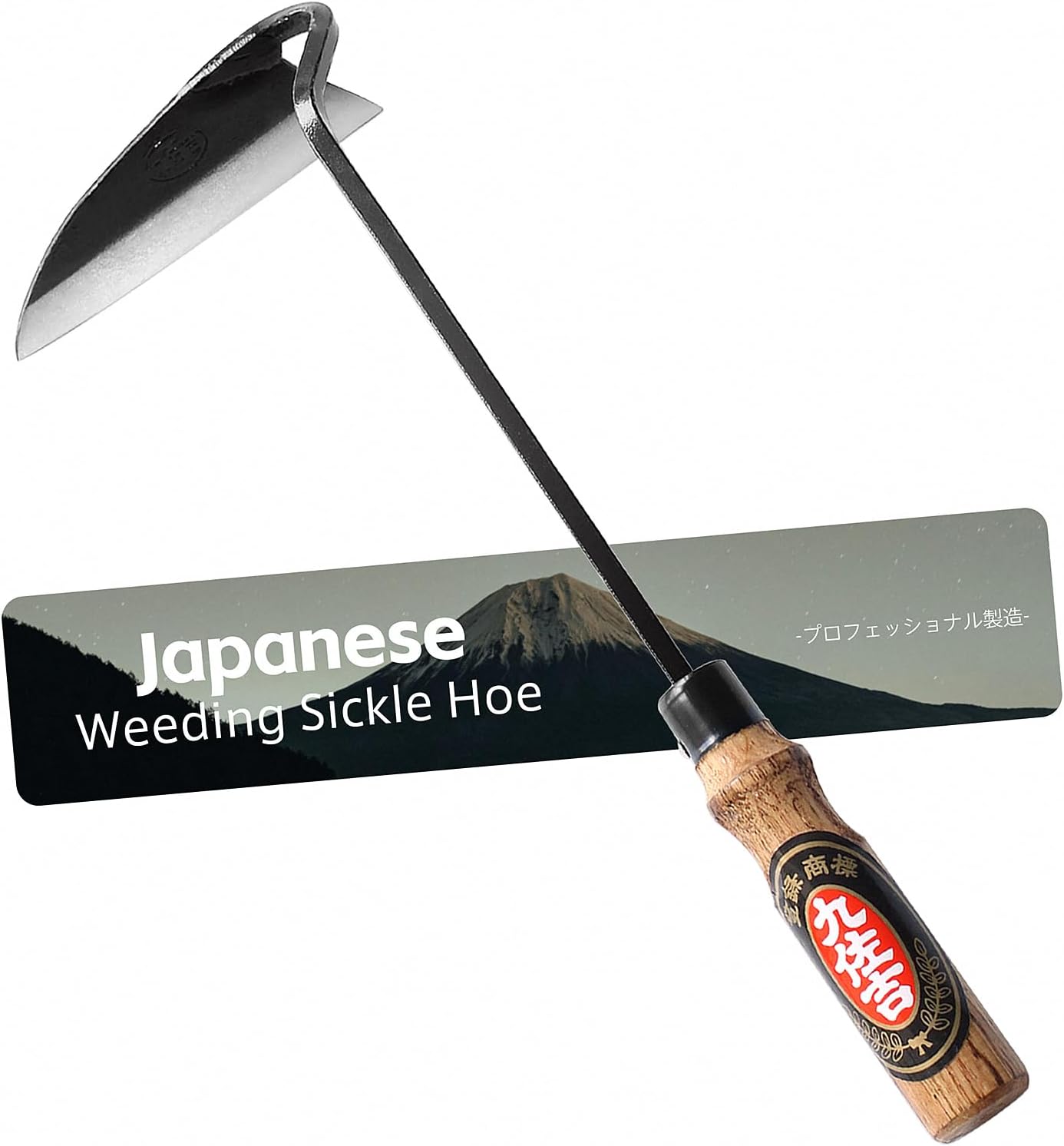 Amazon.com : ZOOM.LZ Japanese Weeding Sickle Hoe, Sickle Garden Tool ...
