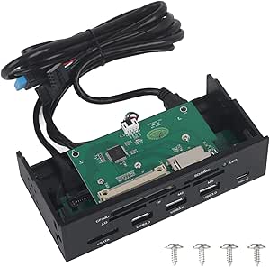 Amazon.com: 5.25in Internal Card Reader, Multifunction Internal Card ...