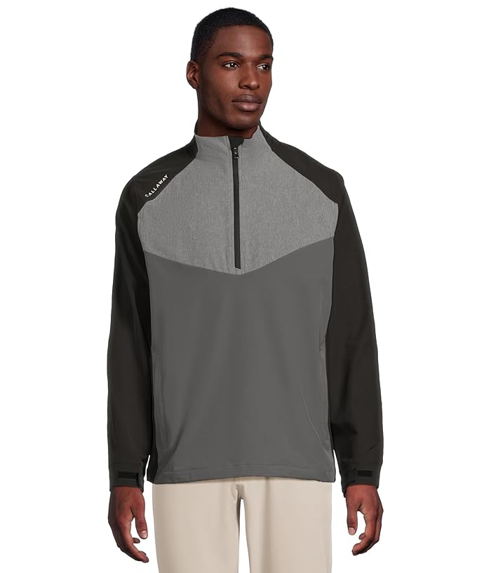 Men's Callaway Long Sleeve 1/2-zip Wind & Water Jacket | Zappos.com