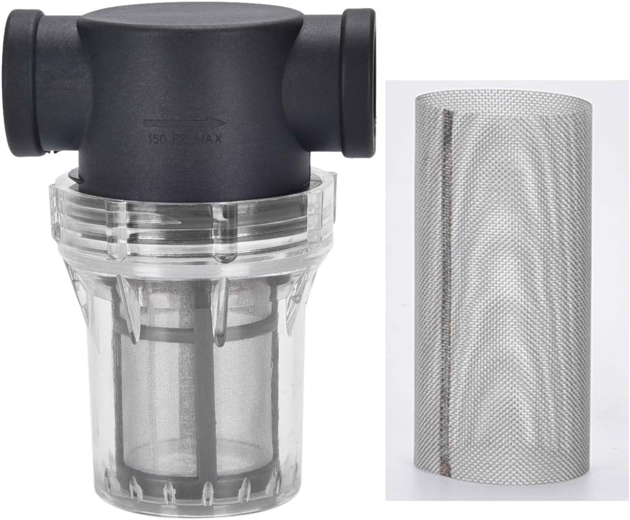 IMXMI Water Filter, 3/4'' Female Twist-On Pipe Strainer, Nylon PA66 ...