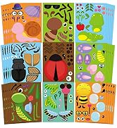 Amazon.com: CY2SIDE Summer Bugs Jar Scene - 40PCS Insects Make a Face ...