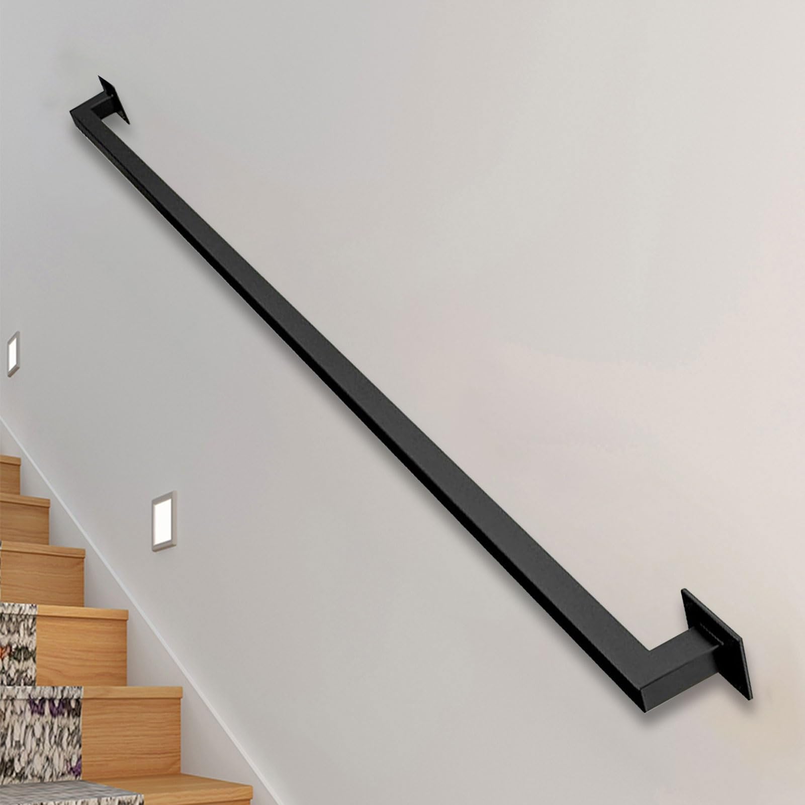 Stair Handrail - Complete Kit, Staircase Railing Safety Hand Rail with ...