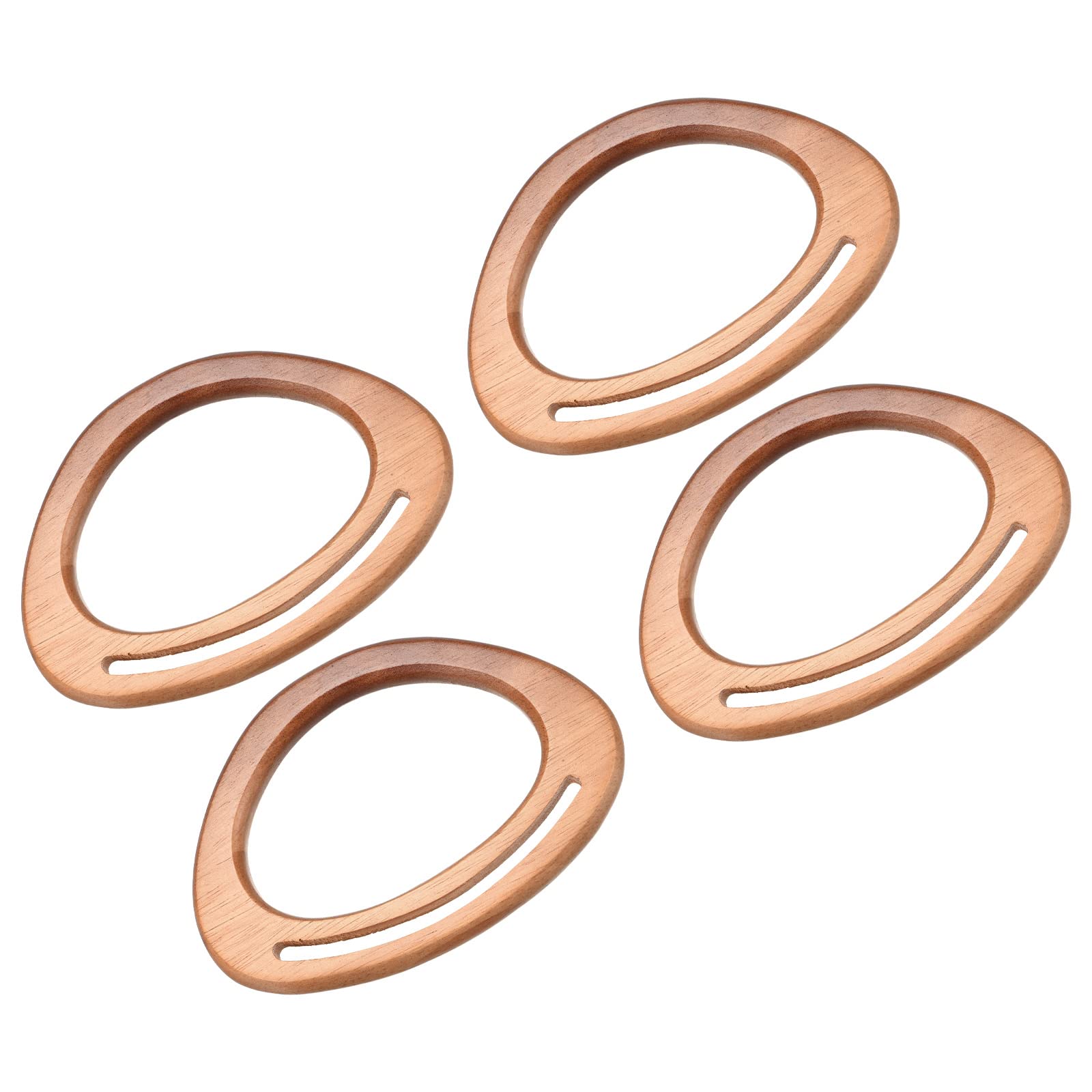 Amazon.com: uxcell Wooden Purse Handles, 7" 4Pcs D Shape Handbag Handle ...